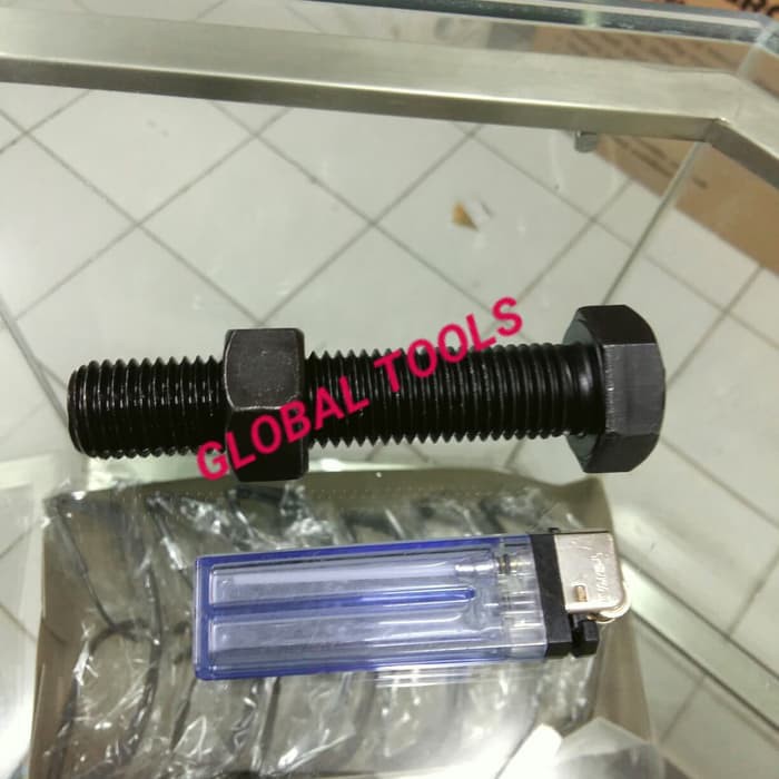 Jual Baut mur baja 8.8 m10 x 75 full drat bm baja 88 10 x 75 FT not TMS ...