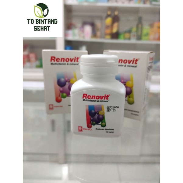 Jual Renovit botol ( isi 30 kaplet ) | Shopee Indonesia