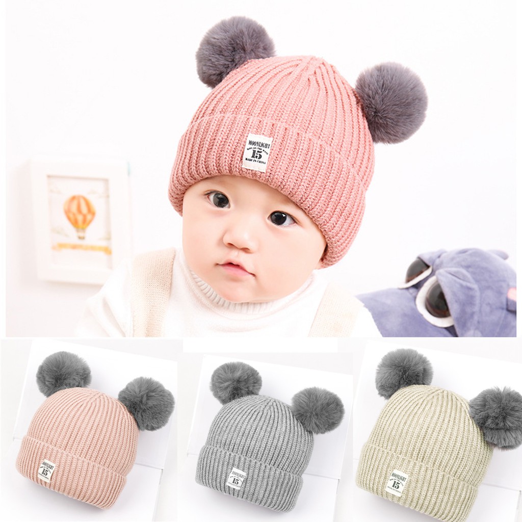 Jual Topi Kupluk Anak Bayi Rajut Wol Lucu Imut Model Bulu Terbaru ...
