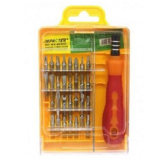 Jual Obeng set KOTAK 32in1 lengkap dengan pinset / 32 in 1 set Obeng ...