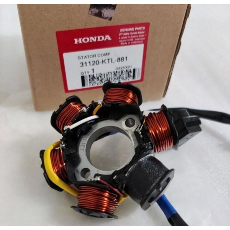 Jual SPULL STATOR COMP SUPRA FIT 2006-2007 31120-KTL-881 ORIGINAL HONDA ...