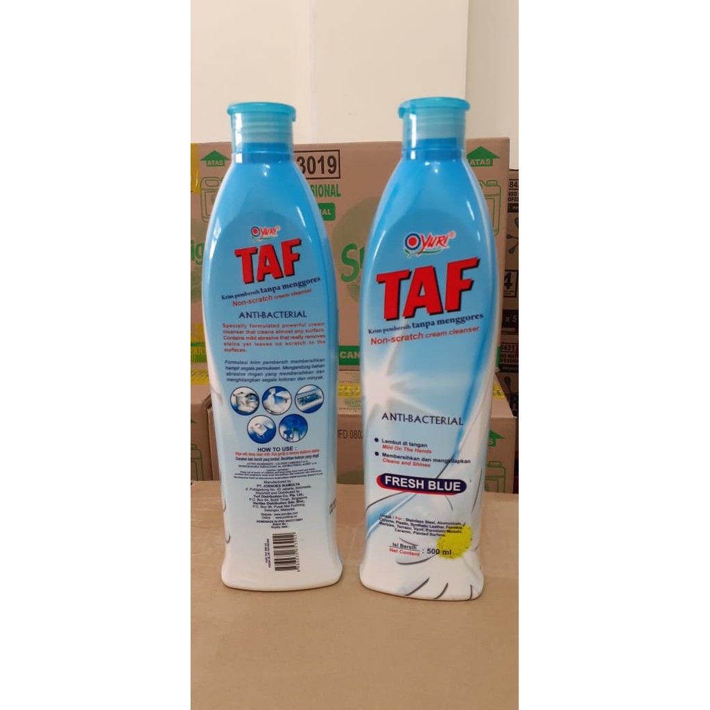Jual YURI TAF PEMBERSIH FRESH BLUE 500ML ANTI BACTERIAL | Shopee Indonesia