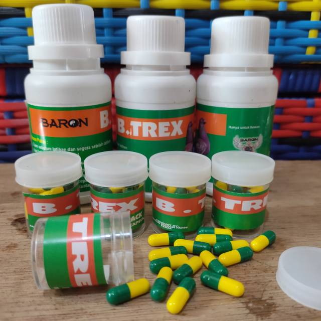 Jual obat suplemen doping BTREX B TREX BARON khusus burung dara merpati ...