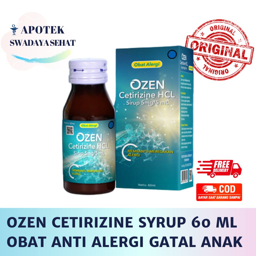 Jual OZEN Syrup 60 ML - Obat Anti Alergi Anak Sirup Gatal | Shopee ...