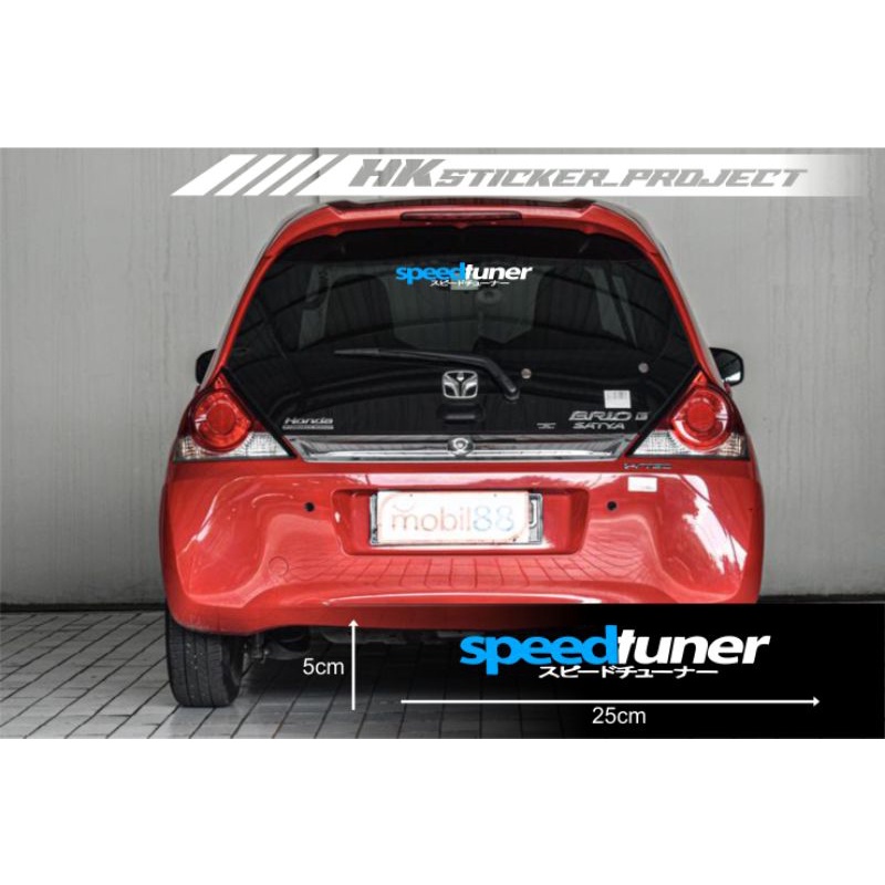 Jual sticker - stiker kaca belakang all Mobil SPEEDTUNER | Shopee Indonesia
