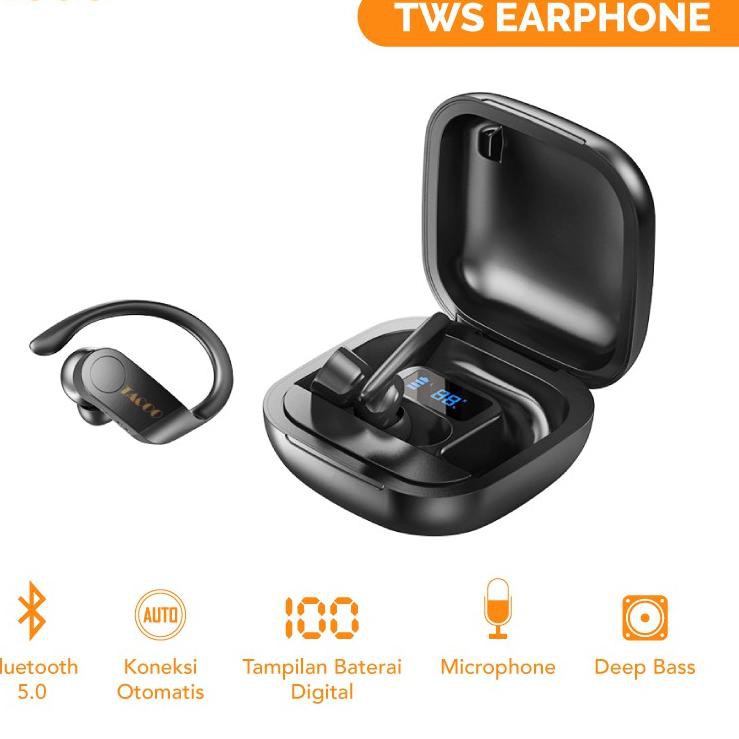 Jual (New) TACOO TWS TEH0425 Sport Bluetooth Earphone/Earbuds Anti Slip ...