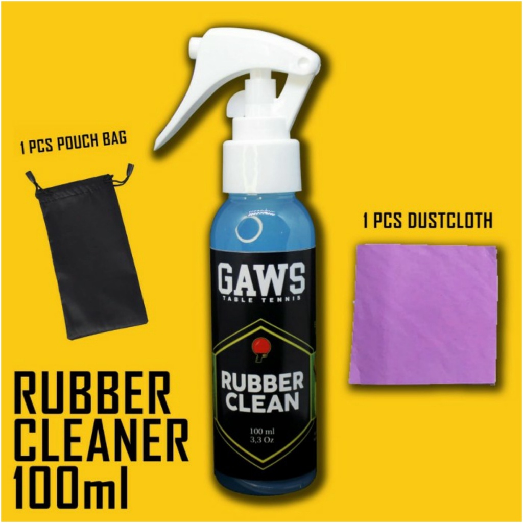 Jual GAWS Rubber Cleaner 100ml - Pembersih Karet Pingpong Bet Tenis ...
