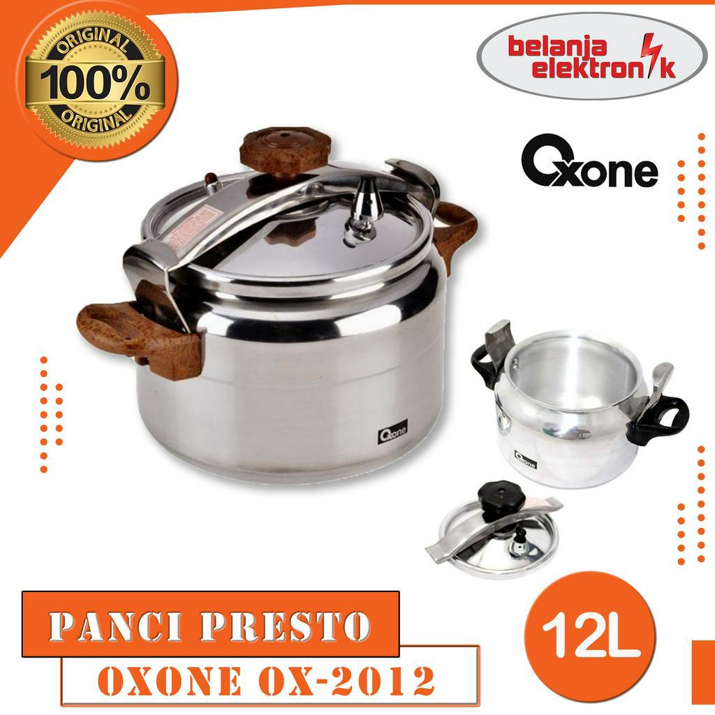 Jual OXONE PANCI PRESTO OX-2012 ALUPRESS ALUMINIUM 12 LITER PRESSURE COOKER | Shopee Indonesia