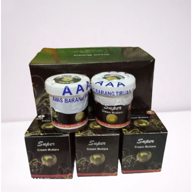 Jual CREAM MUTIARA HITAM // SUPER CREAM MUTIARA BOK (12PCS) | Shopee ...
