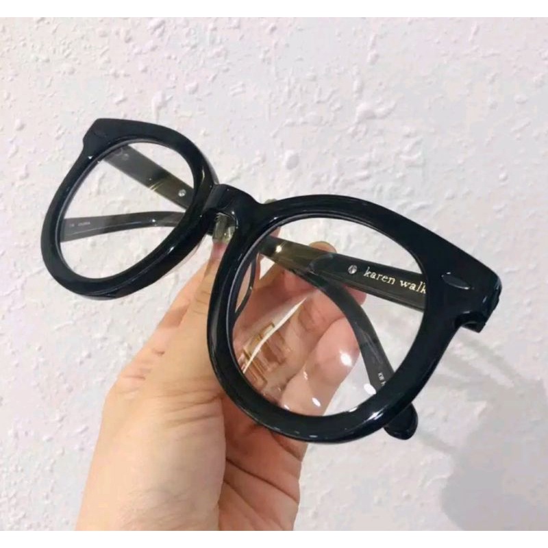 Jual KACAMATA FRAME HITAM IMPORT | Shopee Indonesia