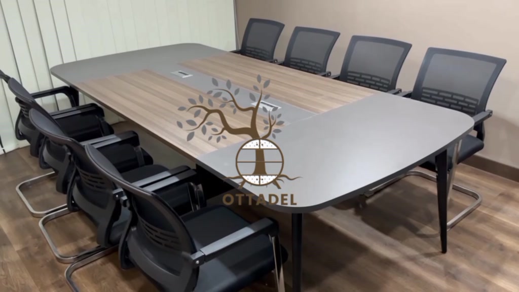 Jual Ottadel Meja Meeting Konferensi Minimalis / Meja Rapat bentuk Oval ...