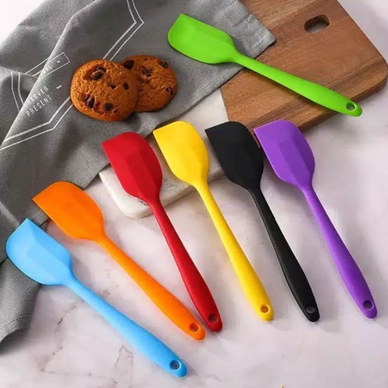 Jual SPATULA SUTIL SILICONE sodet solet silikon tahan panas besar kecil ...