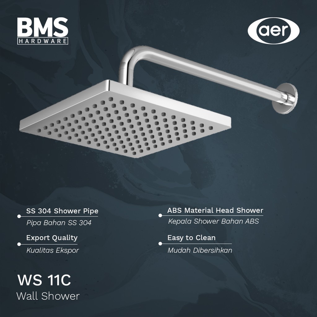 Jual AER Wall Shower / Shower Dinding / Shower Tembok / Shower Mandi ...
