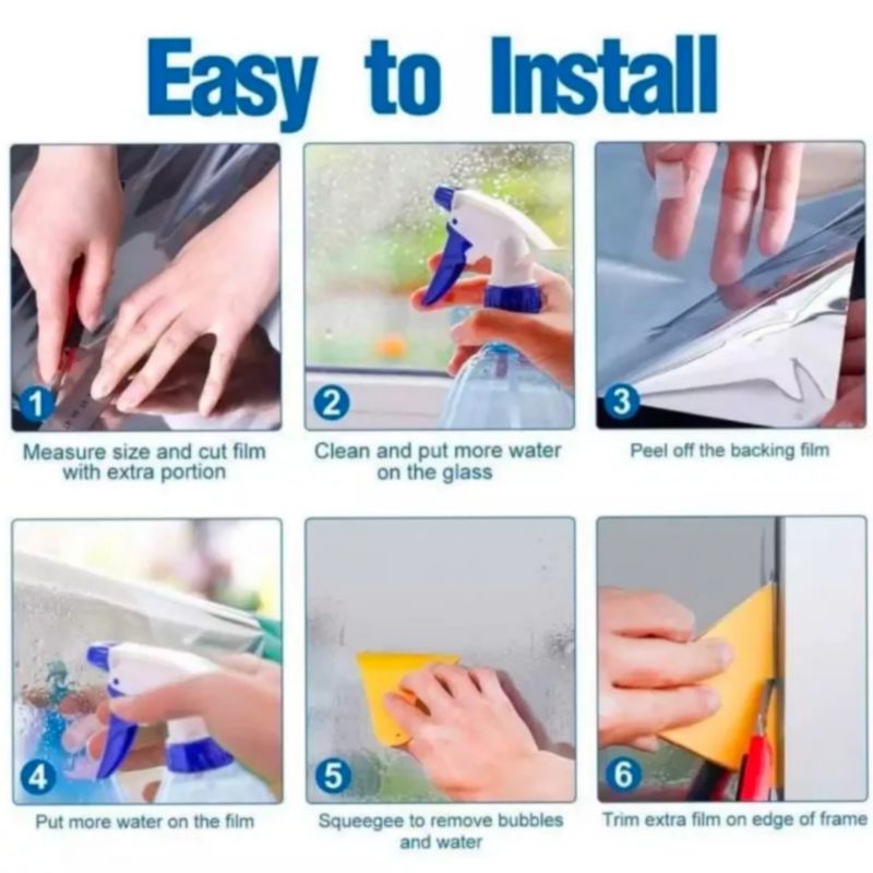 Jual STICKER KACA ANTI PANAS L122CMXP50CM TERMURAH BAMBU SUPER PREMIUM ...