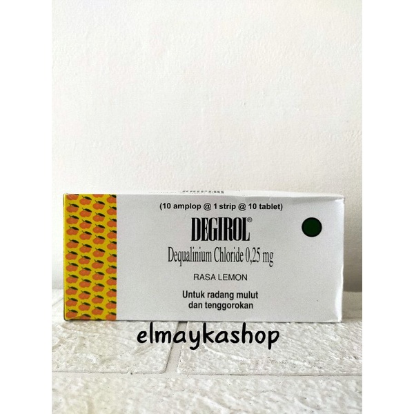 Jual DEGIROL LOZENGES 1 STRIP ISI 10 TABLET / SARIAWAN / RADANG TENGGOROKAN | Shopee Indonesia