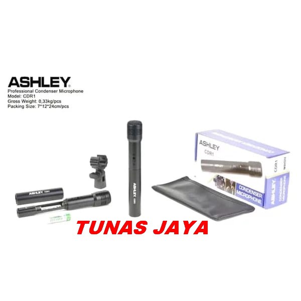 Jual Mic Kabel Ashley CDR1 Condenser Original - Ashley CDR 1 | Shopee ...