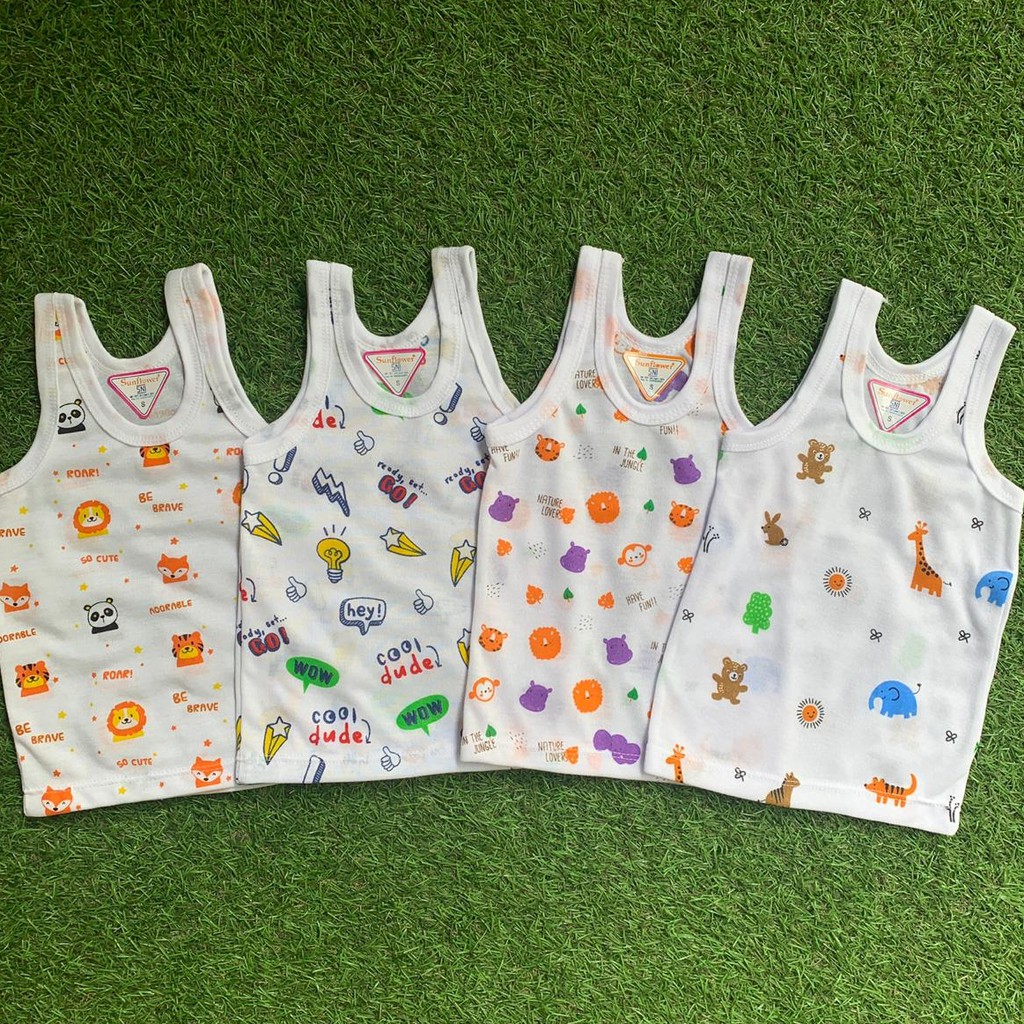 Jual SUNFLOWER Singlet Kutang Bayi Anak Motif Fullprint ANIMAL Kaos ... Jual SUNFLOWER Singlet Kutang Bayi Anak Motif Fullprint ANIMAL Kaos ...