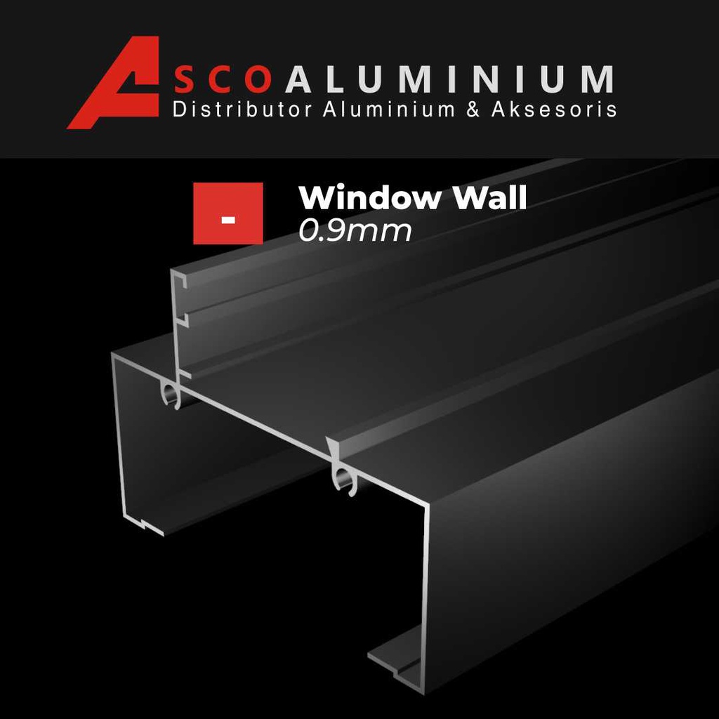 Jual Aluminium Window Wall Profile Jendela Casment | Shopee Indonesia