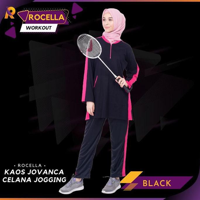 Jual [[BISA COD]] Setelan Olahraga Wanita Muslim, Kaos+Celana Training ...