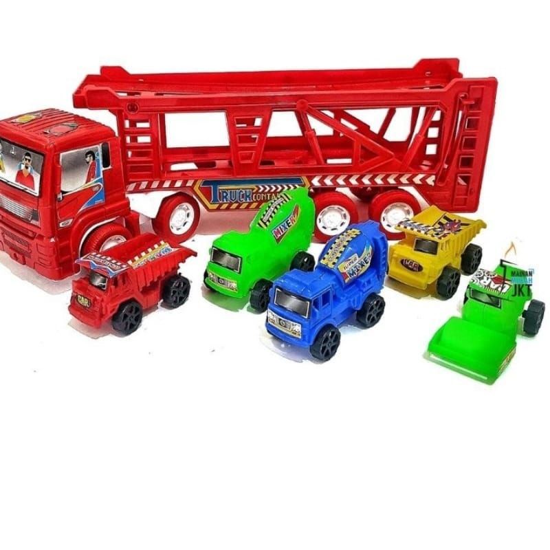 Jual Mainan Mobil Truck Tronton Muatan Mobil Truck Molen Dumb Mainan ...
