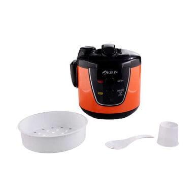 Jual KIRIN KRC 389 Rice Cooker 2 liter Panci Luar Dalam Stenlies - ORANGE | Shopee Indonesia