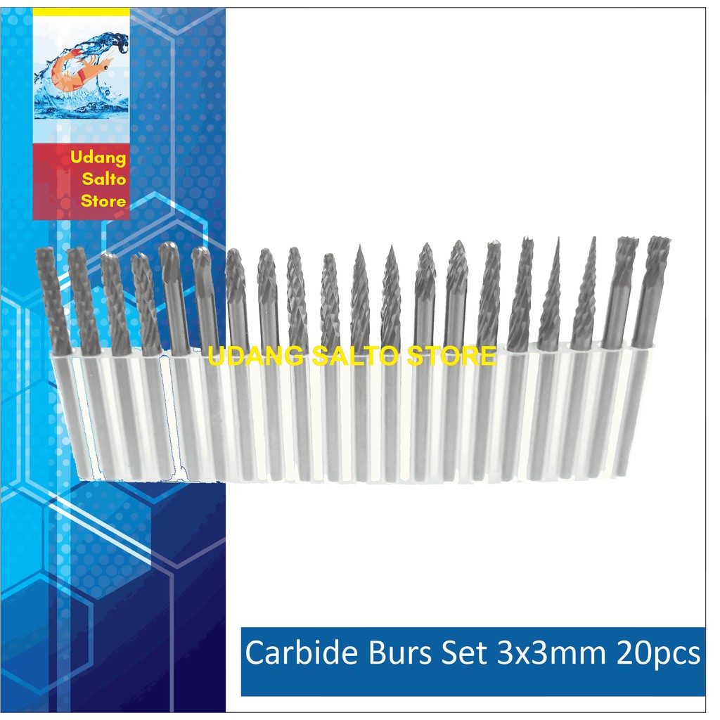 Jual GAAZ Mata Bor Tuner Metal / Mata Tuner Grinder 3mm x 3mm 1 Set ...