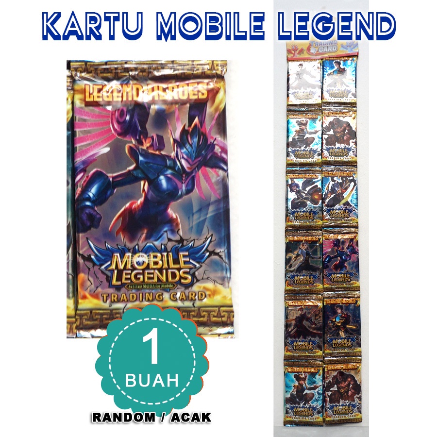 Jual Kartu Mobile legend Card Satuan 1 sachet - MOBILE LEGEND satuan ...