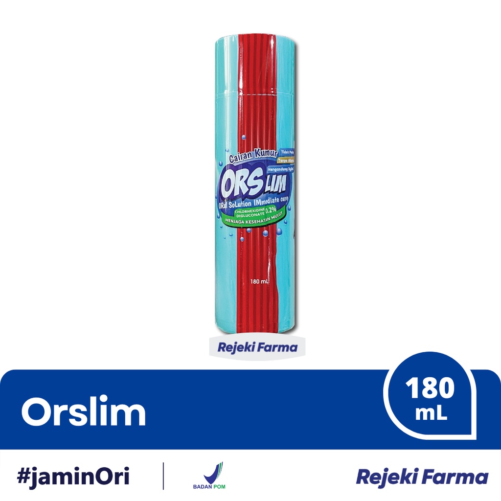 Jual ORSlim 180 ml - Cairan Kumur untuk Kesehatan Mulut | Shopee Indonesia