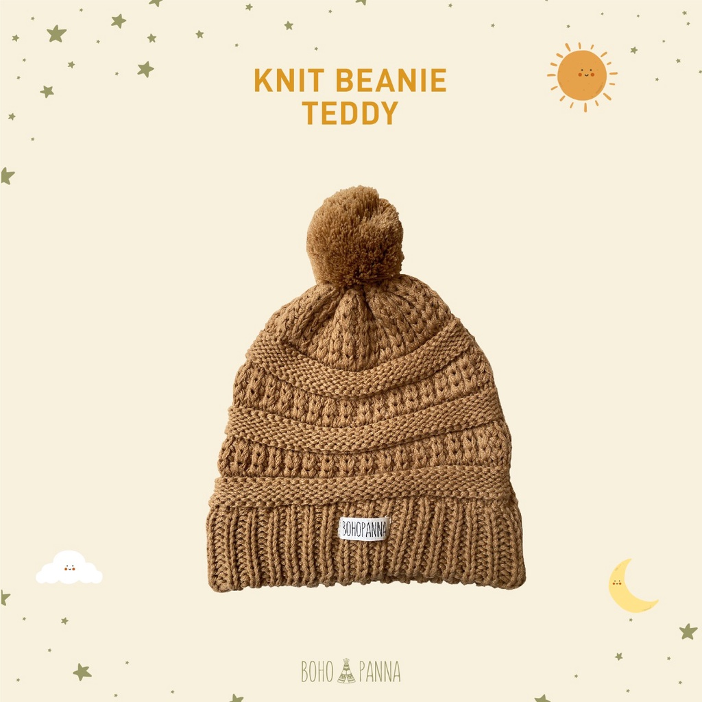 Jual Bohopanna - Knit Beanie Kids - topi anak | Shopee Indonesia