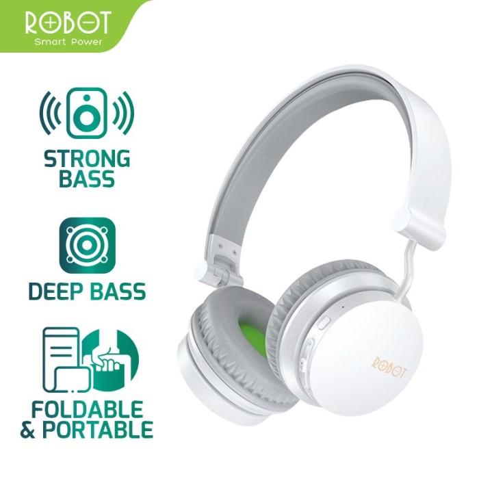 Jual Robot Spirit H10 Wireless Foldable Headphone (spt JBL T450 BT Duet ...