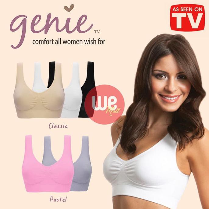 Jual Terlarisseller# Genie Bra Classic / Pastel Original - Bra Bh Tanpa ...
