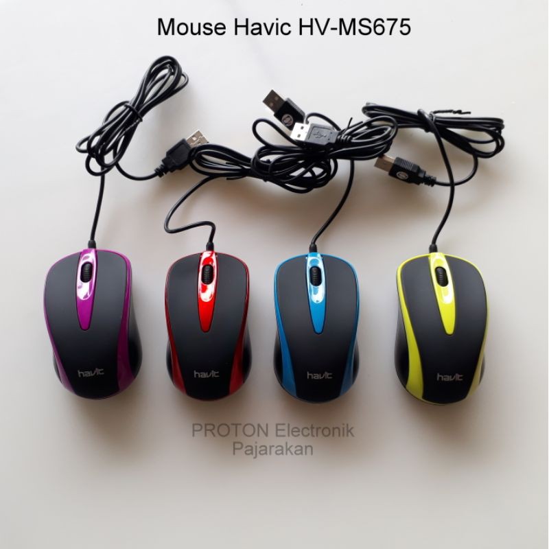 Jual Mouse USB Wired HAVIC HV-MS675 . QC HIGH DEFINITION wired OPTICAL ...