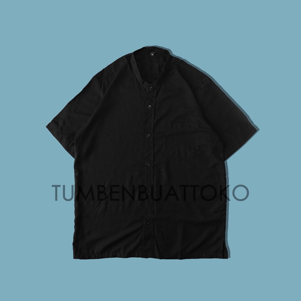 Jual KEMEJA KOKO - KEMEJA KERAH TEGAK - TURTLE NECK SHIRT - KEMEJA ...