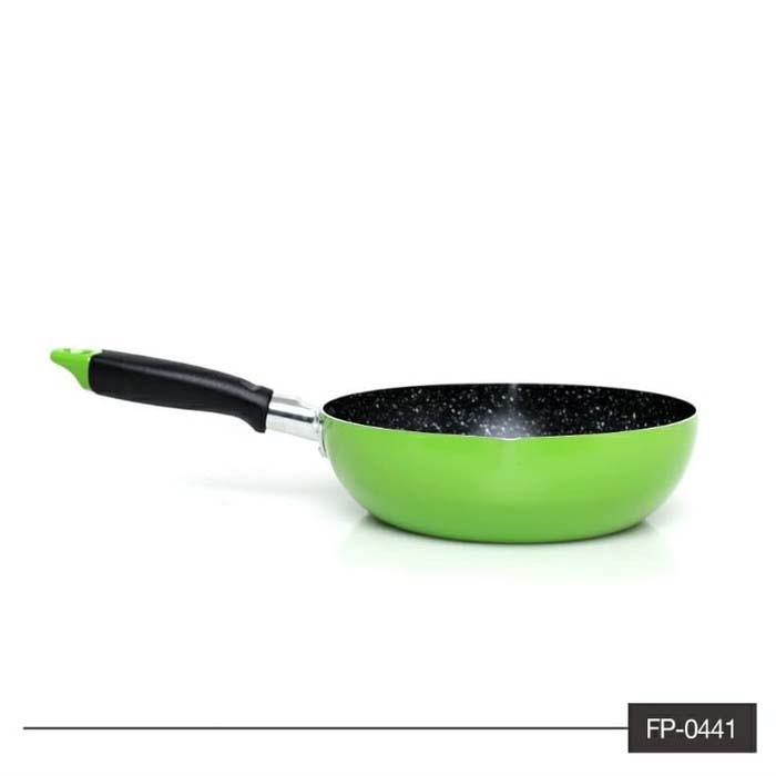 Jual KH CYPRUS FRY WOK MARBLE COATING FRYWOK WOK 24CM TEFLON HIJAU ...