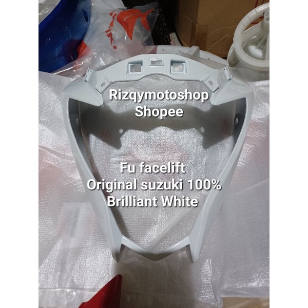Jual BATOK DEPAN SATRIA FU FACELIFT BRILLIANT WHITE PUTIH ORIGINAL ...