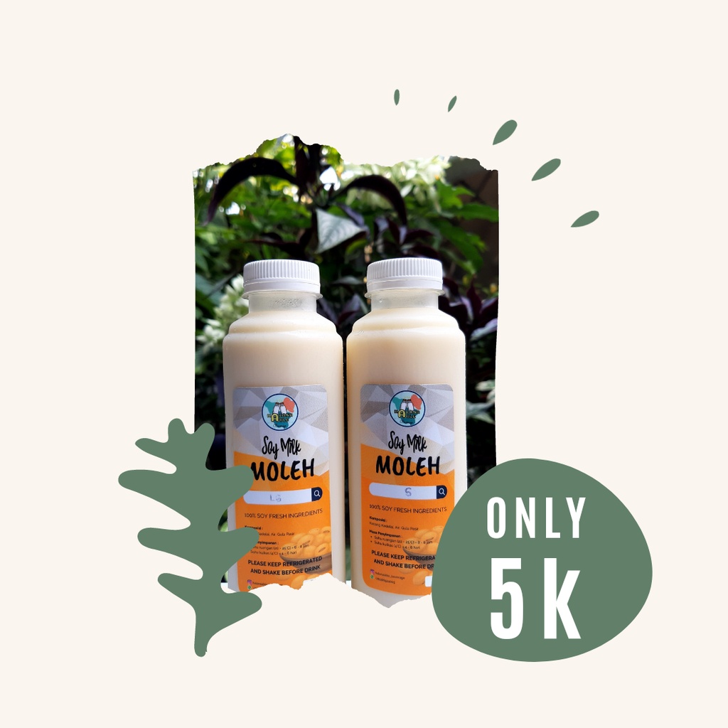 Jual Soy Milk - MOLEH || 250ML | Shopee Indonesia