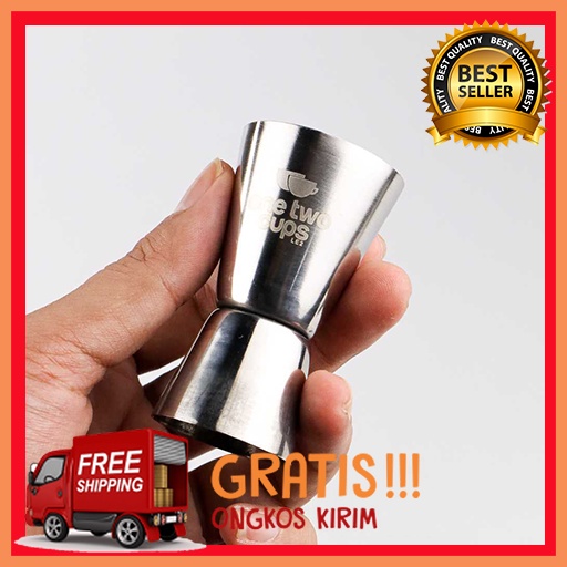 Jual Cups Gelas Ukur Jigger Bartender Double Shot 15 30 ml / gelas ...