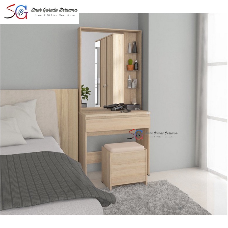 Jual MEJA RIAS MINIMALIS WARNA SONOMA OAK / MEJA RIAS MEWAH DESAIN ...