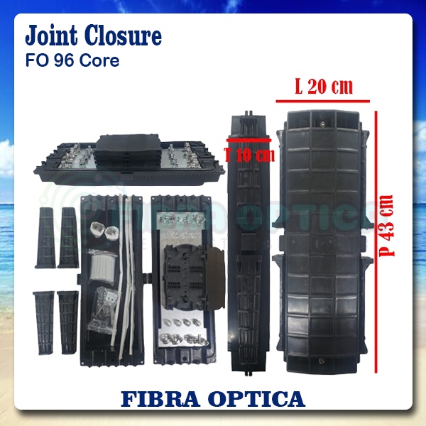 Jual Joint Closure 96 Core | Joint Closure FO 96 Core FTTH Fiber Optic ...