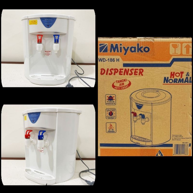 Jual DISPENSER MIYAKO WD- 186 H dispenser kecil miyako pemanas air ...