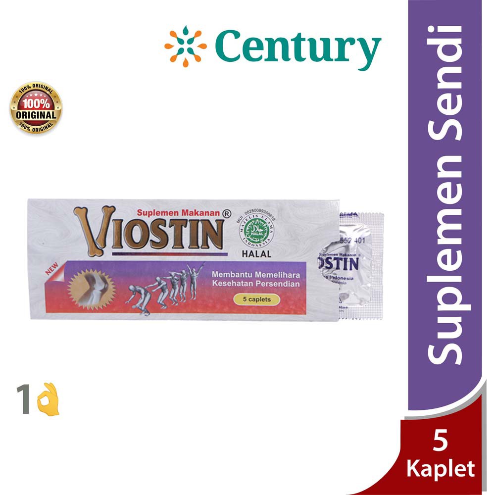 Jual Viostin 5 Kaplet / Suplemen / Sendi / Suplemen Tulang / Suplemen ...