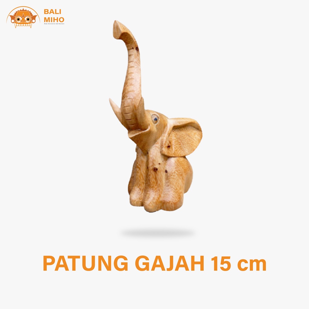 Jual Patung Gajah Belalai Panjang Kayu - Patung Gajah Belalai ...