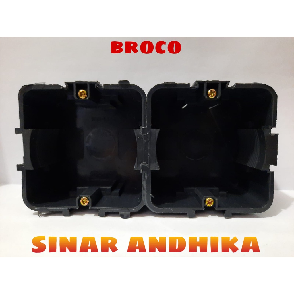 Jual INBOW DUS / BOX DOUBLE HITAM BROCO B101-53 | Shopee Indonesia