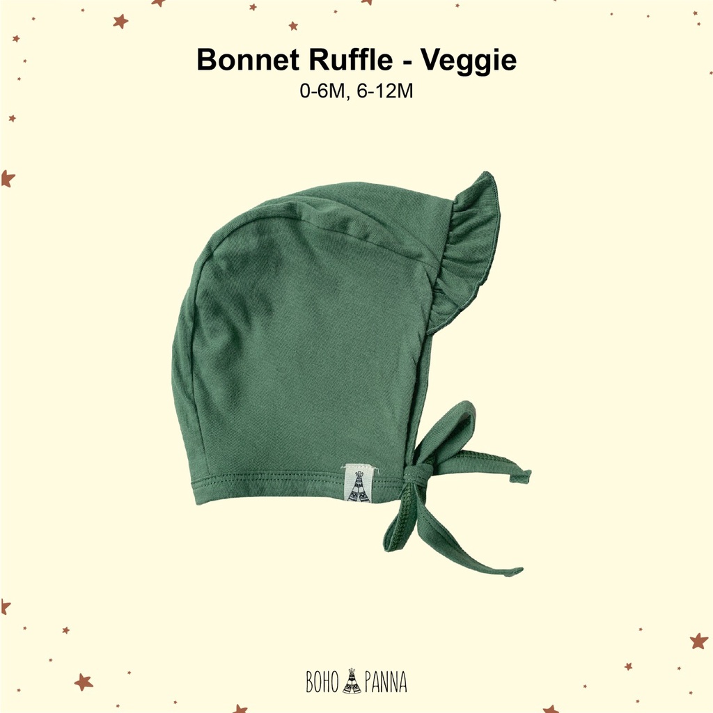 Jual BOHOPANNA BONNET BOHO BABY BONET RUFFLE YVONNE BONNET 3CM TOPI ...
