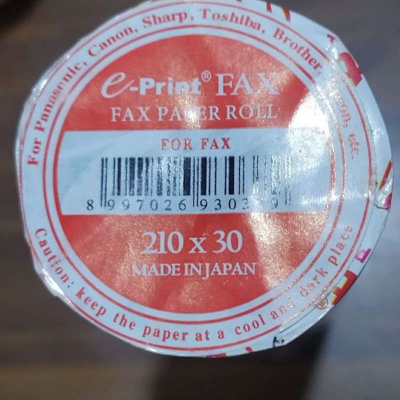 Jual Kertas Fax standar merah 210*30 (harga satuan) | Shopee Indonesia