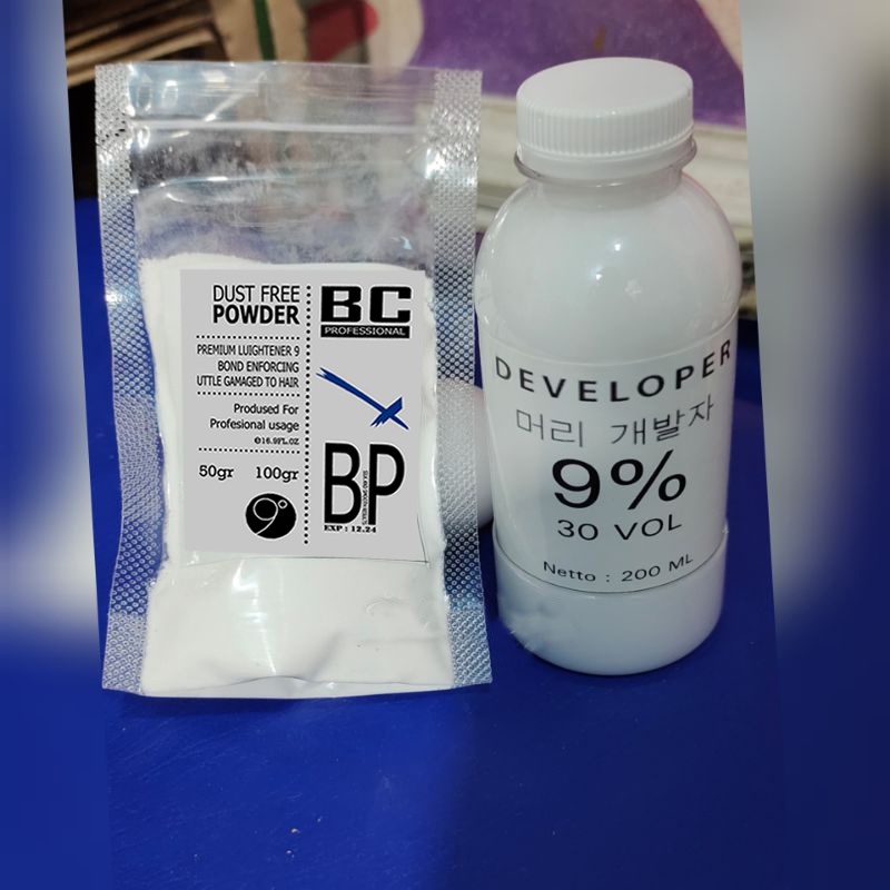 Jual BLEACHING BC Profesional KOREAN + Developer Bleaching Rambut Korea ...