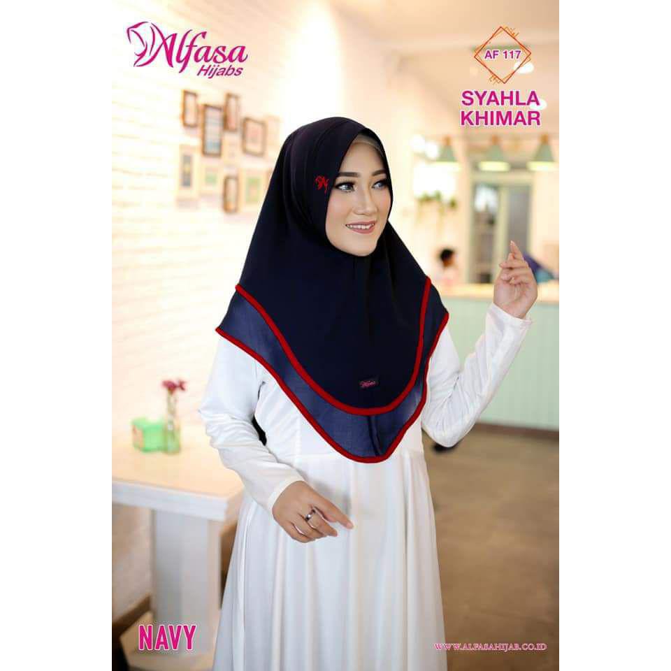 Jual SYAHLA KHIMAR ALFASA HIJAB / JILBAB KHIMAR DUA LAYER | Shopee ...