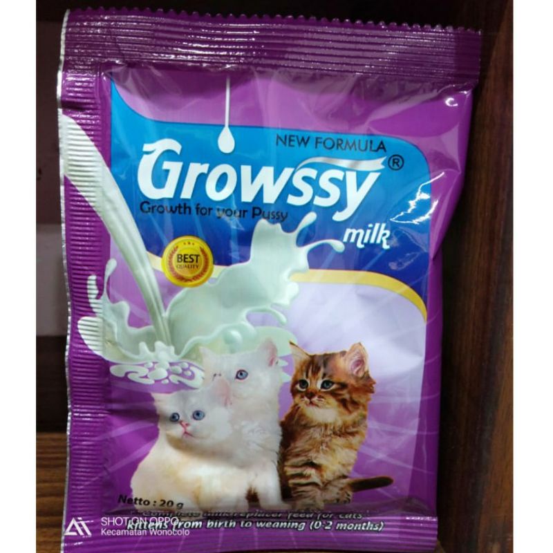 Jual Susu Growsy anak kucing 1 sachet | Shopee Indonesia