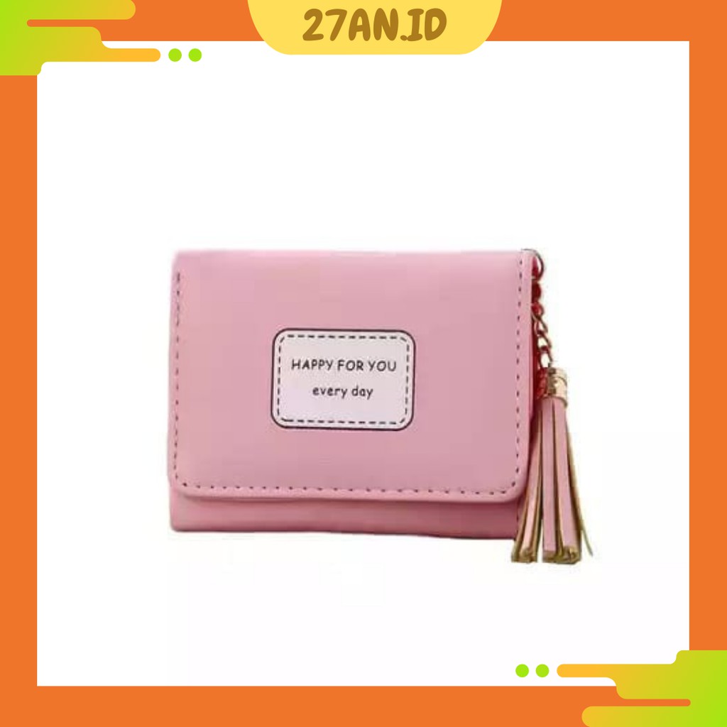 Jual (27AN.ID) Dompet Wanita L1004 / L1003 Dompet Lipat Wanita fashion Wallet trendy korea C11 ...
