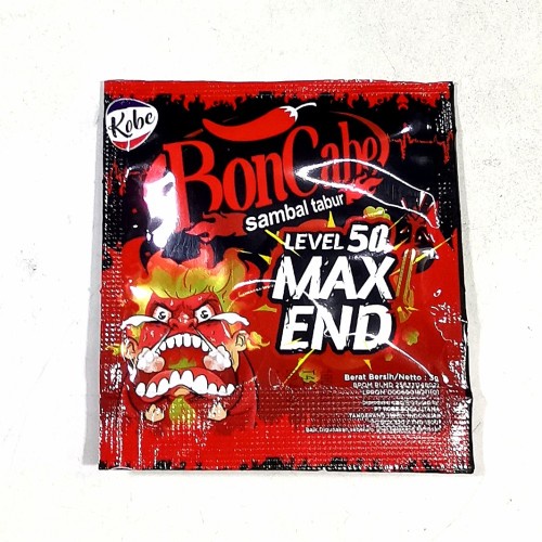 Jual BonCabe Sambal Tabur Level 50 Max End Kobe 1 Renceng | Shopee ...